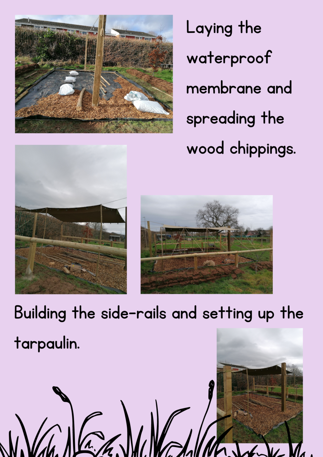 Building A Tarpaulin Shelter – Sir Alexander Fleming Primary School